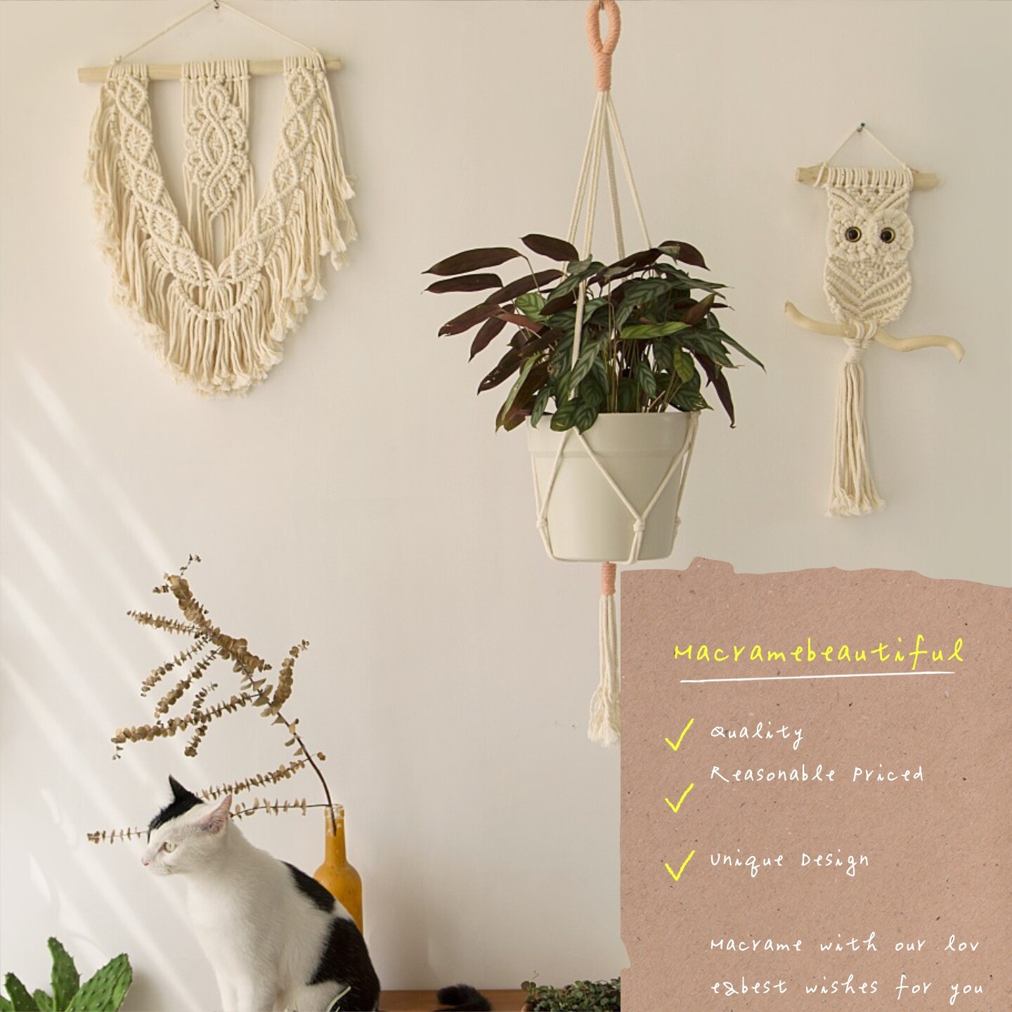 @wemacramebeautiful original design macrame work
